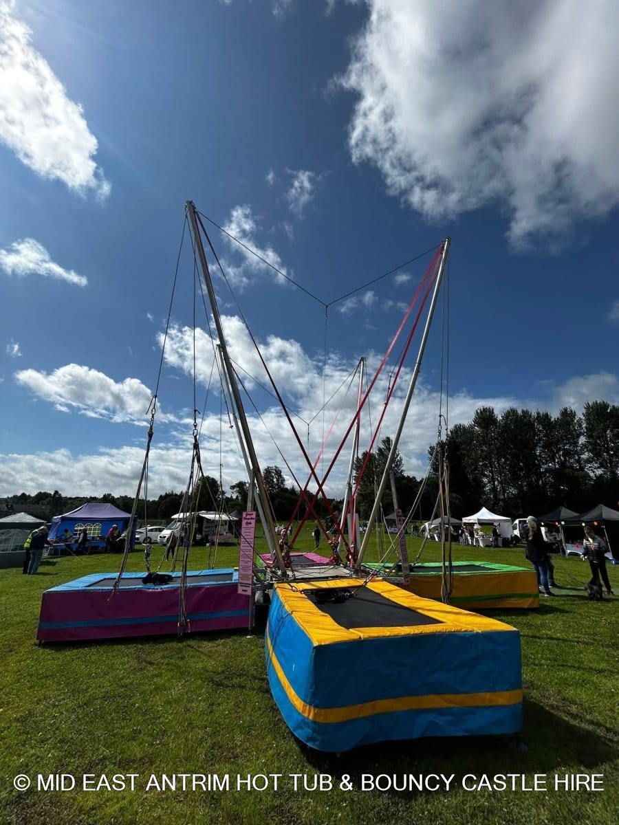 4 Bed Bungee Trampoline Trailer - Hire in Larne | MID EAST ANTRIM HOT ...