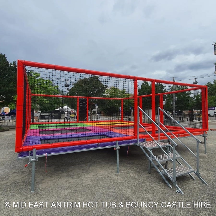 4 Bed Bungee Trampoline Trailer - Hire in Larne | MID EAST ANTRIM HOT ...