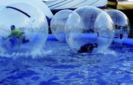 Water Pool With 2 Kids Water Zorb Balls - Hire in Larne | MID EAST ...